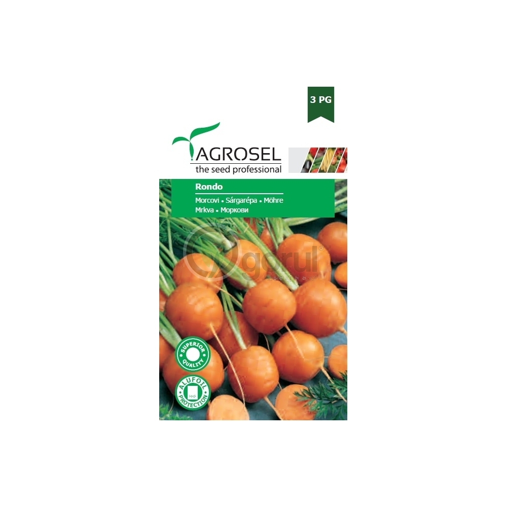Seminte Morcovi Rondo (5gr), Agrosel pret 2.92 Lei - Ogorul.ro